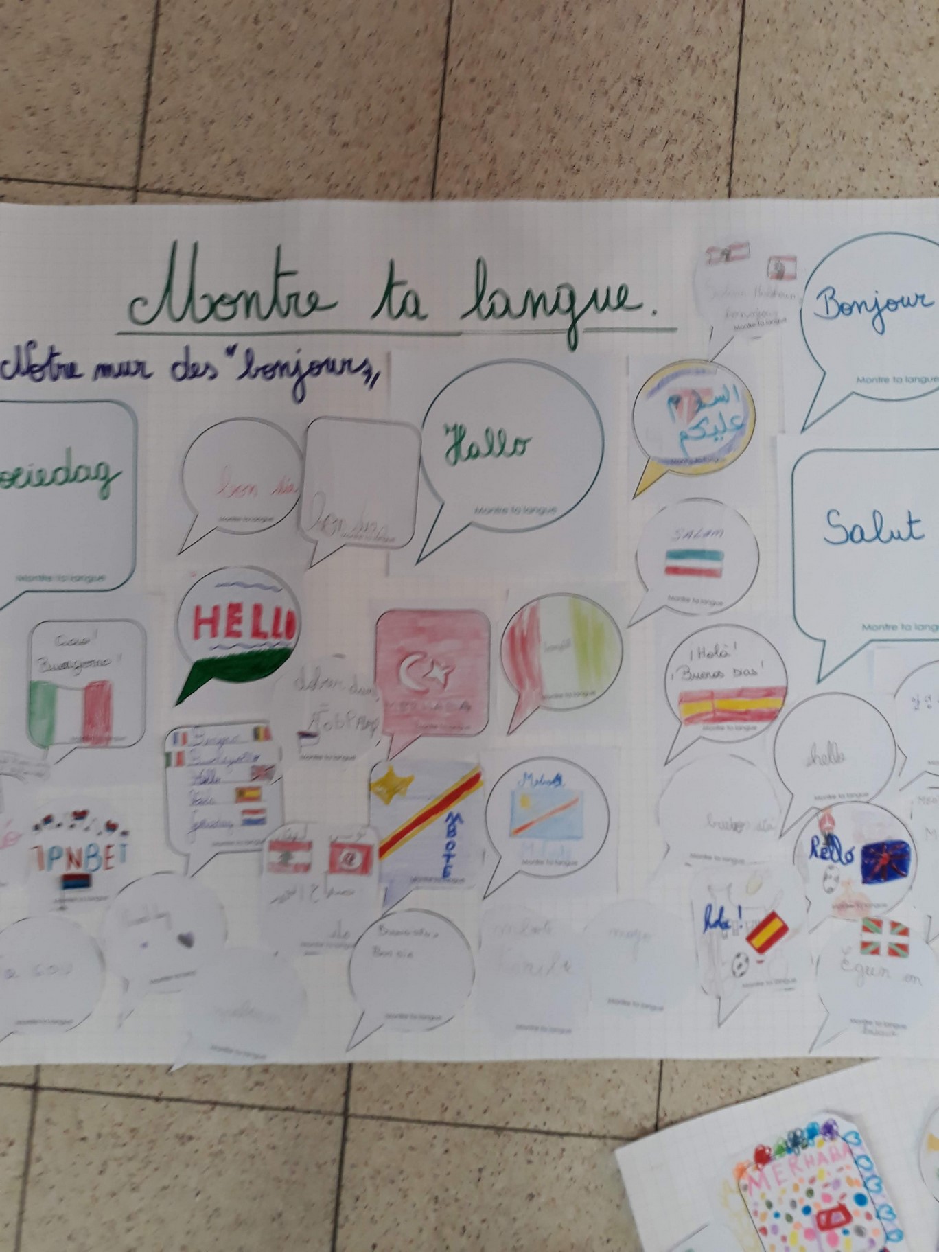 P1 et P2 : Montre ta langue – Collège Cardinal Mercier